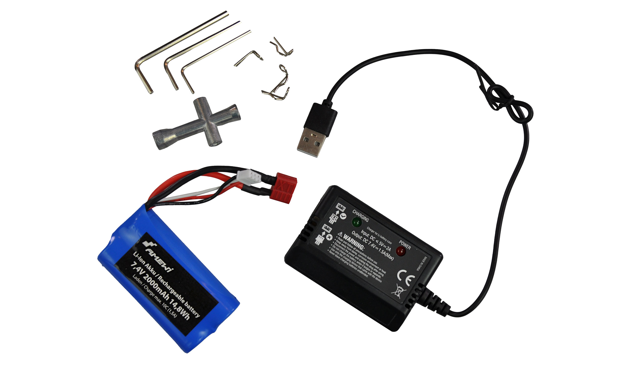 Daphoenodon Monstertruck 4WD 1:12 mit Gyro RTR, rot - amewi.com