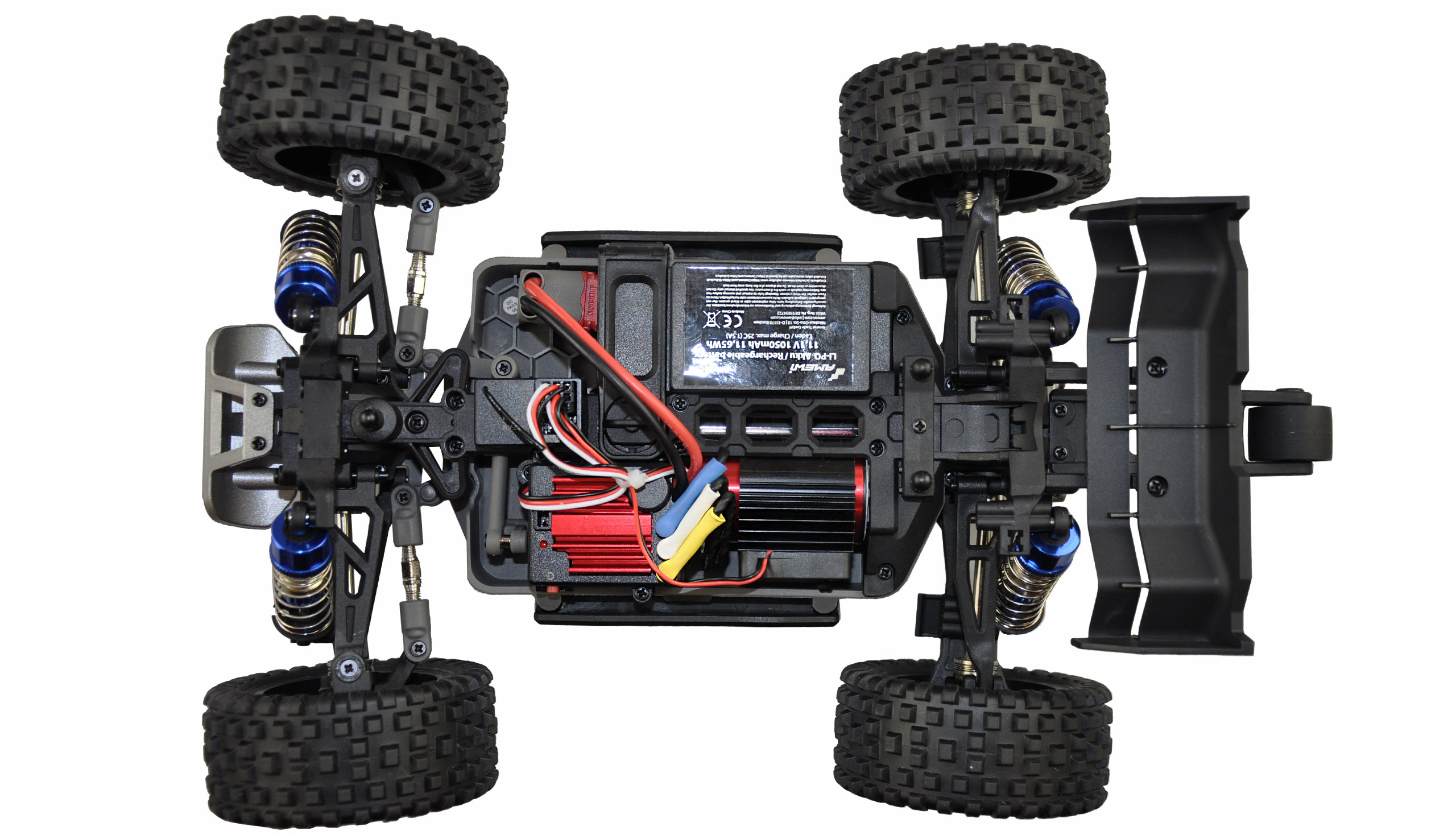 Hyper GO Buggy brushless 3S 4WD 1:16 RTR blau - amewi.com