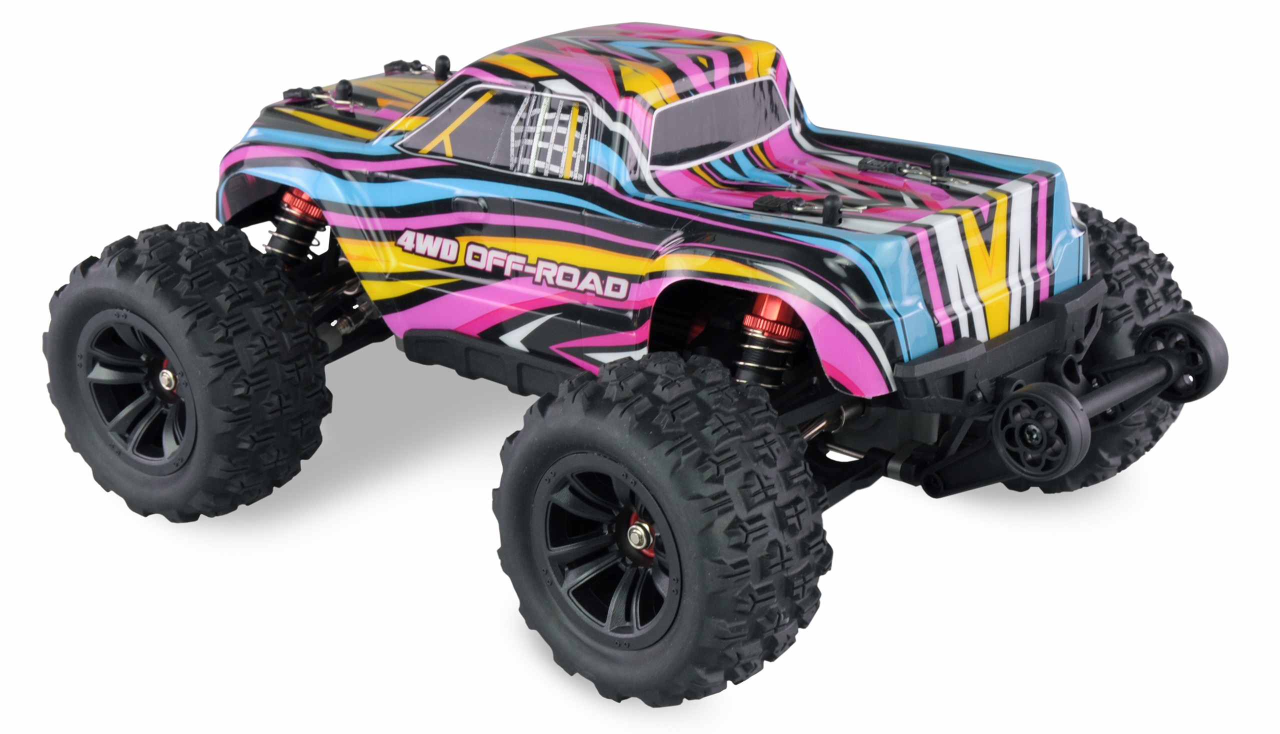 Hyper GO Monstertruck brushless 4WD 1:16 RTR blau/rot - amewi.com