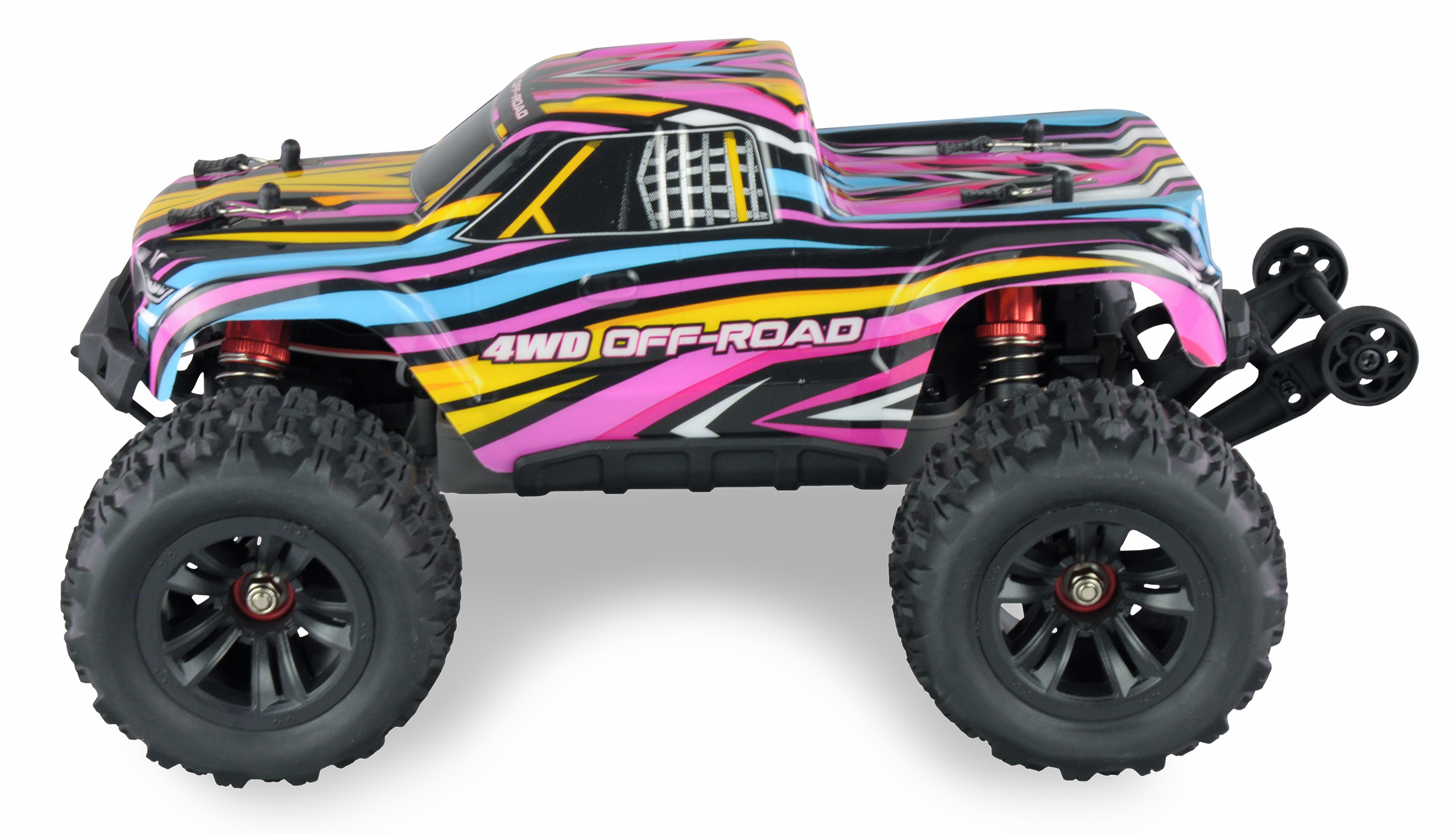 Hyper GO Monstertruck brushless 4WD 1:16 RTR blau/rot - amewi.com