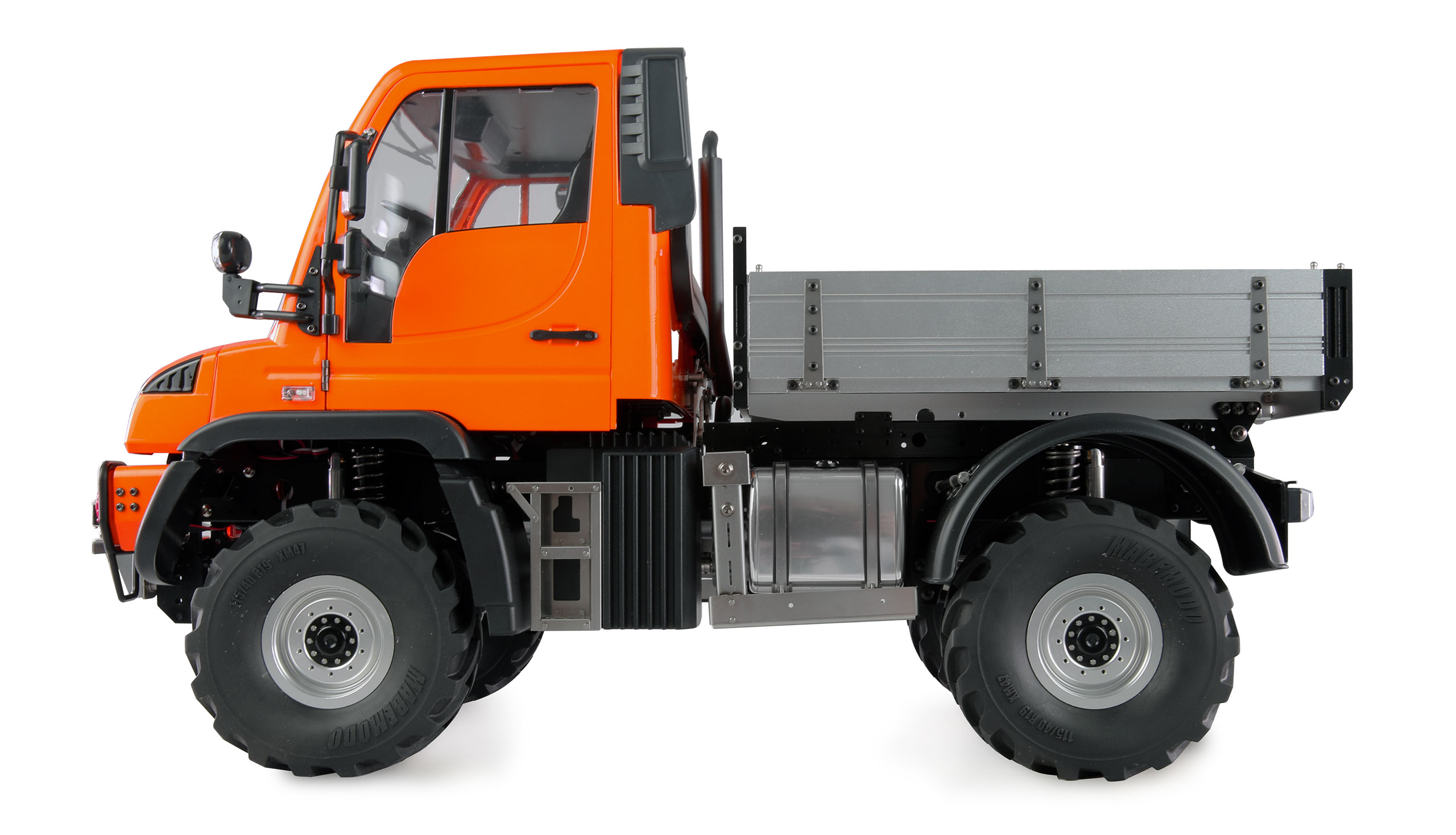 Mercedes-Benz Unimog Geräteträger 4WD 1:10 ARTR orange - amewi.com