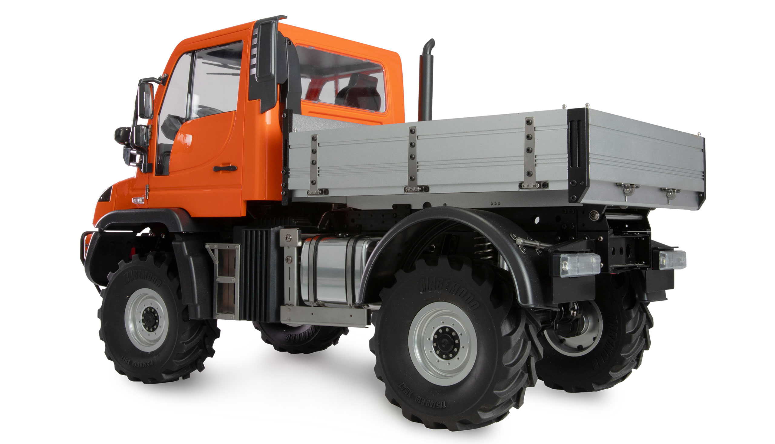 Mercedes-Benz Unimog Geräteträger 4WD 1:10 ARTR orange - amewi.com