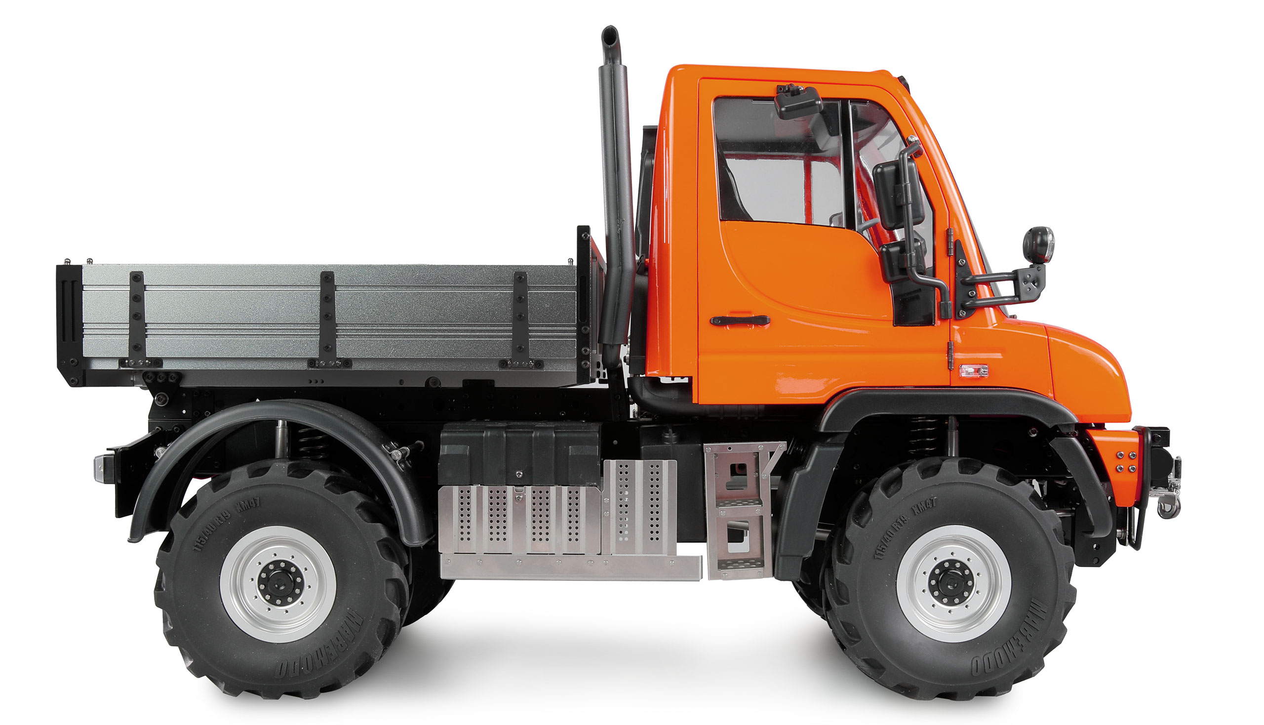 Mercedes-Benz Unimog Geräteträger 4WD 1:10 ARTR orange - amewi.com