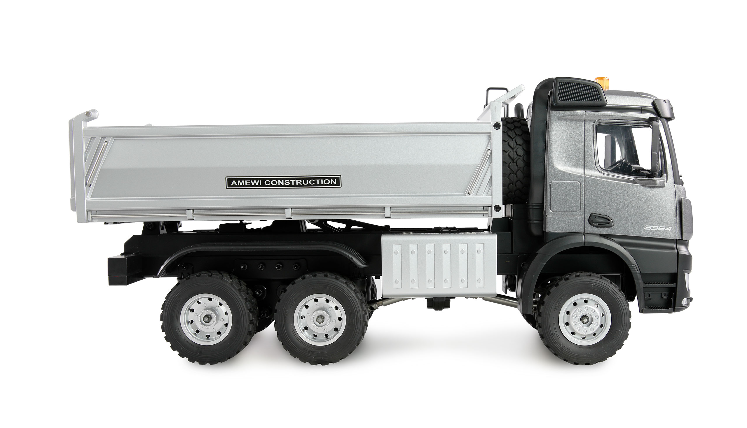 Mercedes-Benz Arocs Kipper 6x6 1:14 RTR anthrazit - amewi.com