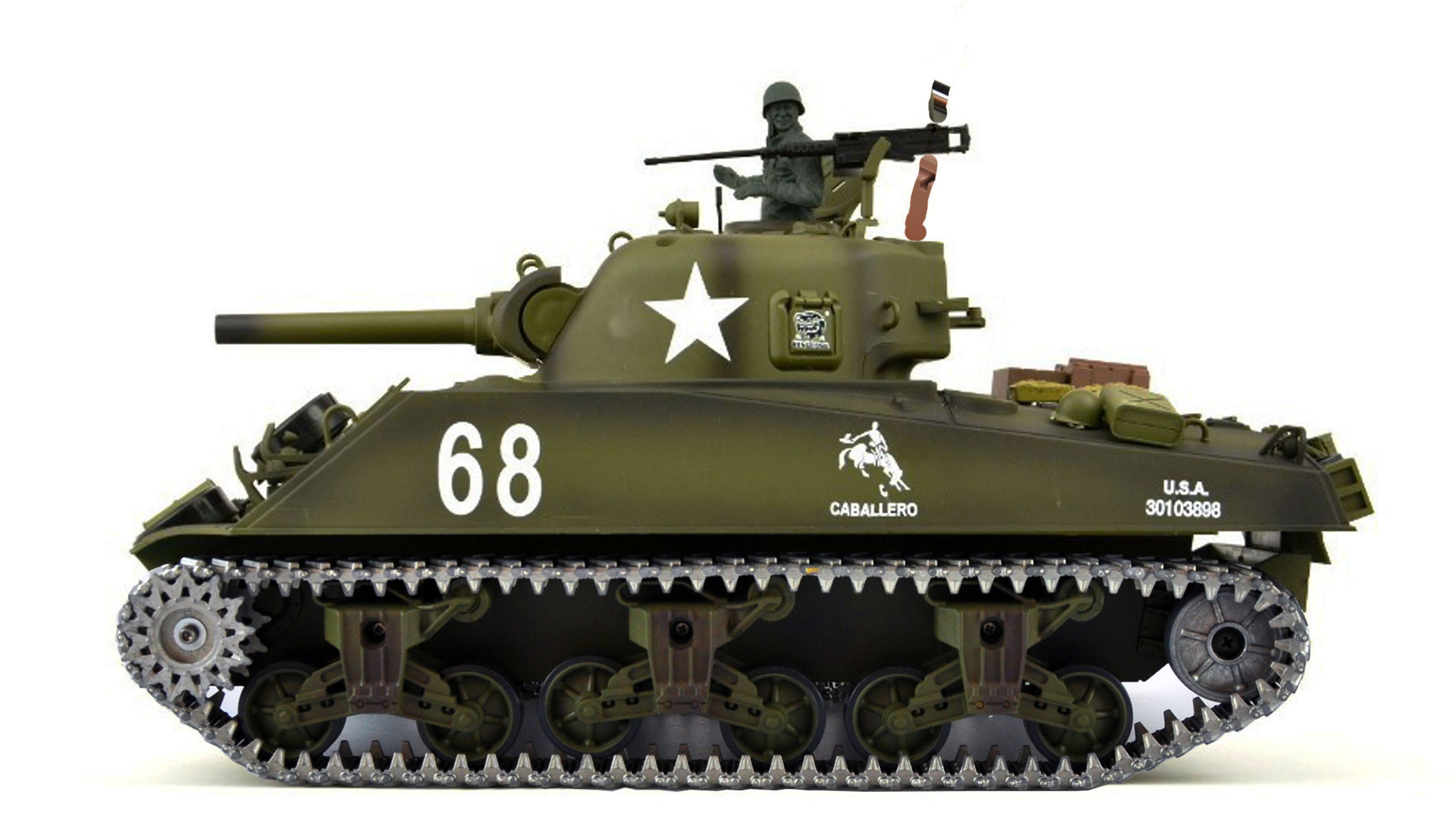 U.S. M4A3 Sherman 1:16 Professional Line IR/BB - amewi.com